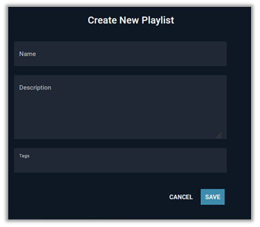 Creating private playlists – CYBER RANGES (EN)