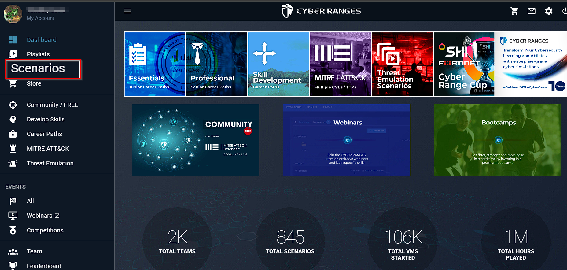 Scenarios – CYBER RANGES