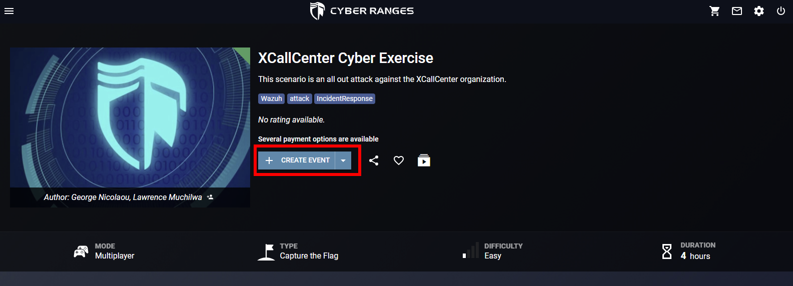 Creating a lobby – CYBER RANGES (EN)