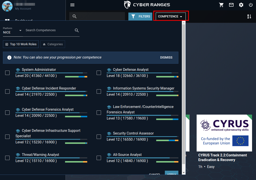 Searching for a scenario – CYBER RANGES (EN)