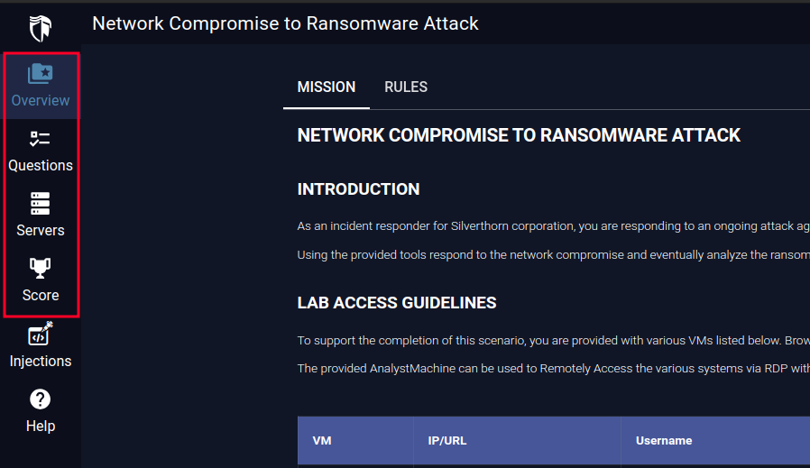 Scenarios – CYBER RANGES (EN)