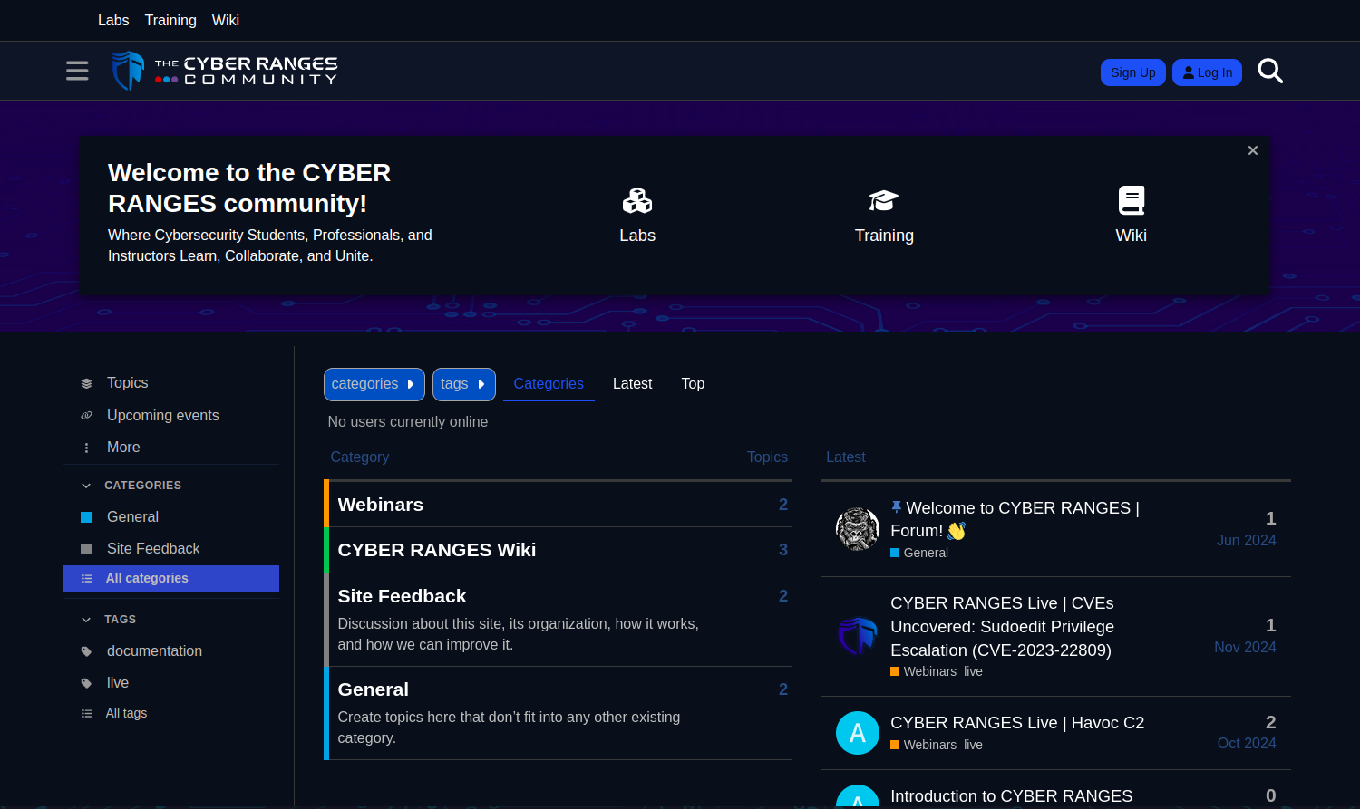 Forum and Help – CYBER RANGES (EN)